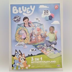 Toys | Bluey 3in1 Activity Playland Ball Pit Play Mat Musical Plush Toy ...